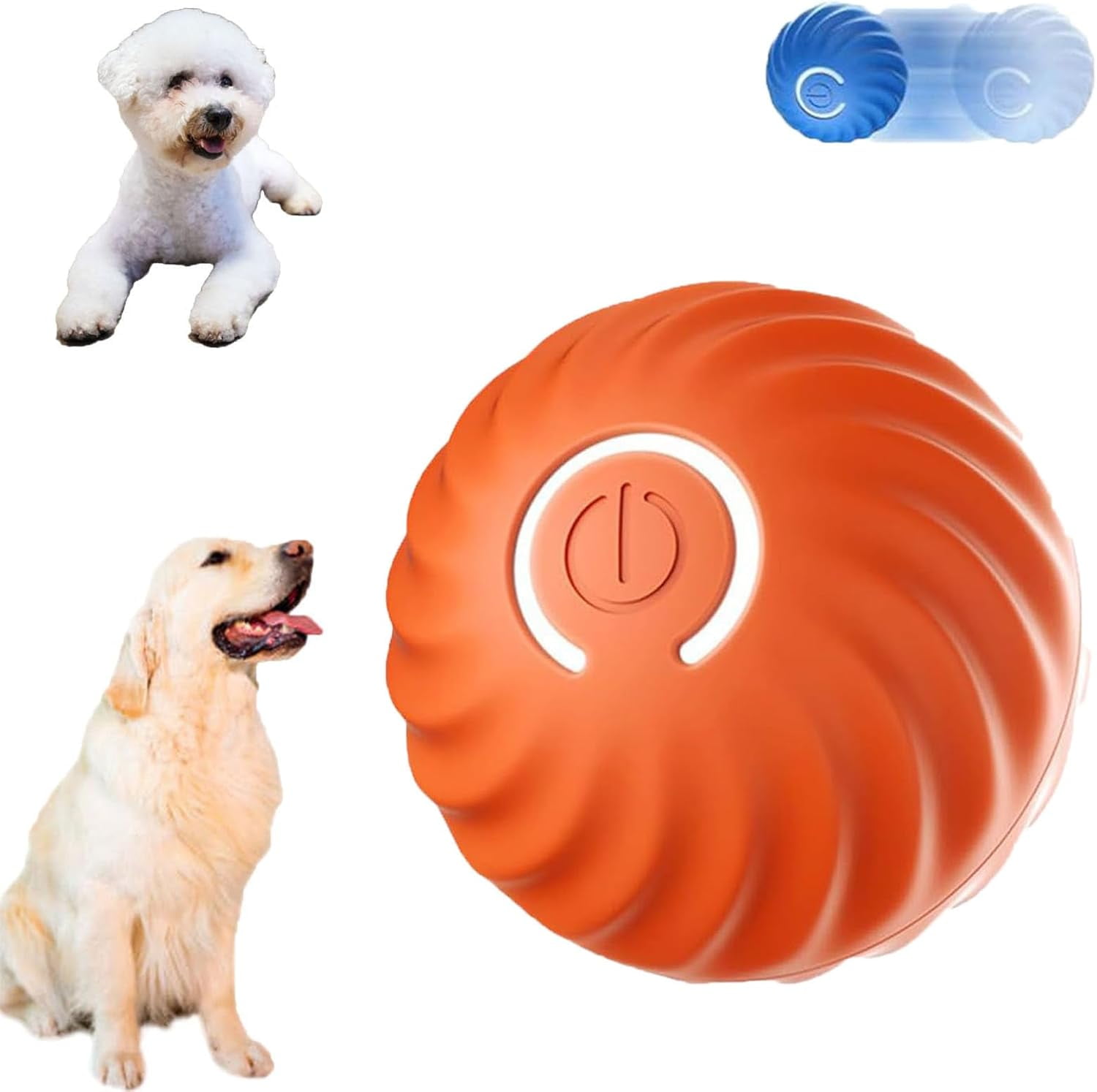 Duraspin Dog Ball, Duraspin Smart Dog Ball, Smart Jumping for Dogs ...