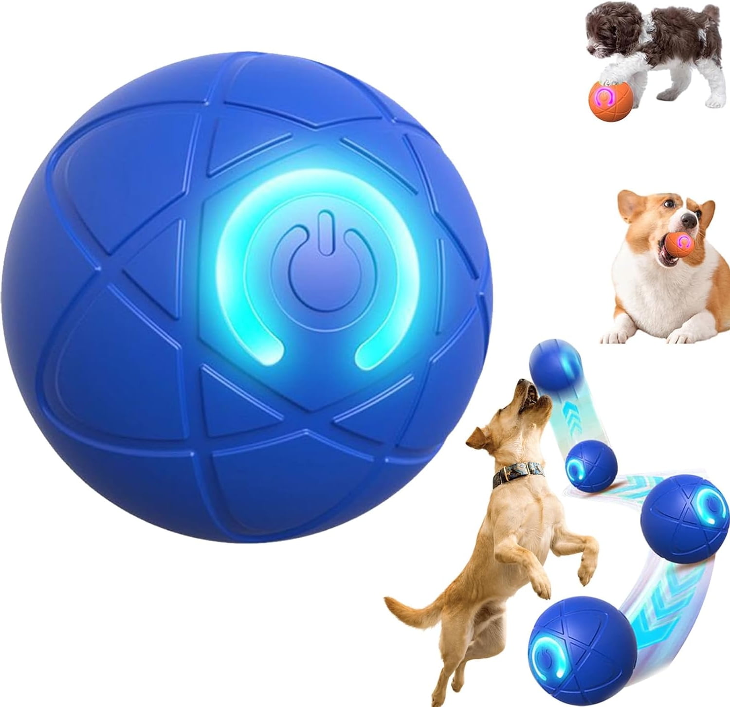 Duraspin Dog Ball, Smart Jumping Ball for Dogs, Alizure Dog Balls, Dura ...