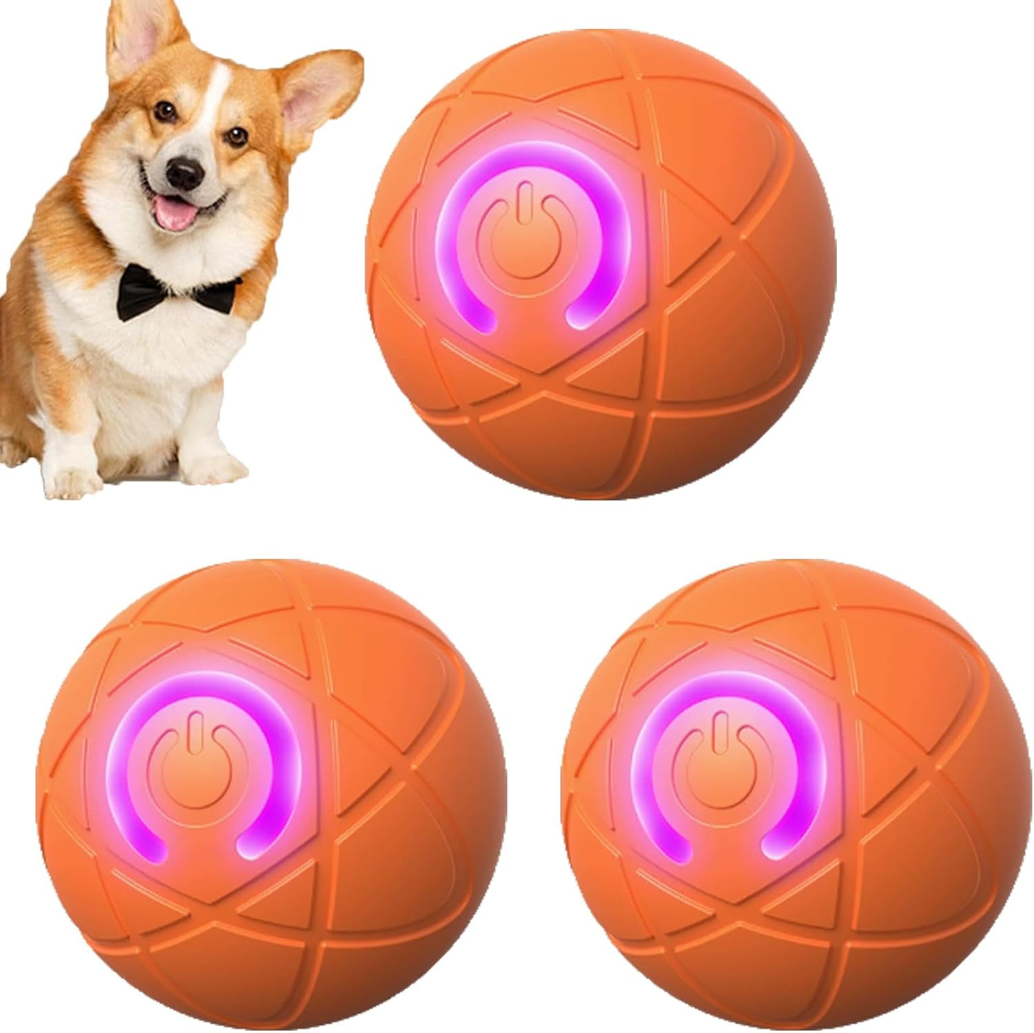 Duraspin Smart Dog Ball That Move on Their Own, Dura Spin Dog Bouncy ...