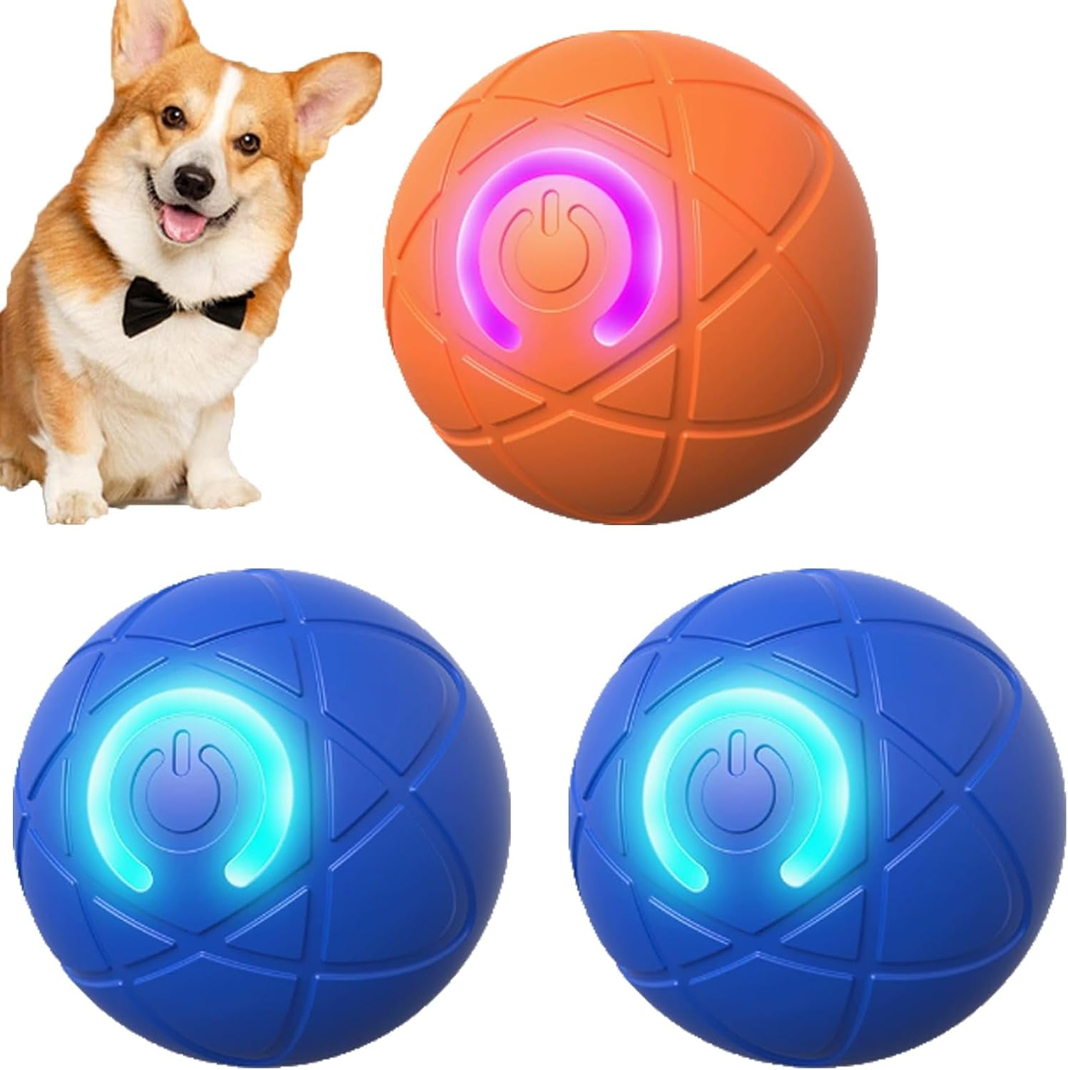 Duraspin Smart Dog Ball That Move on Their Own, Dura Spin Dog Bouncy ...