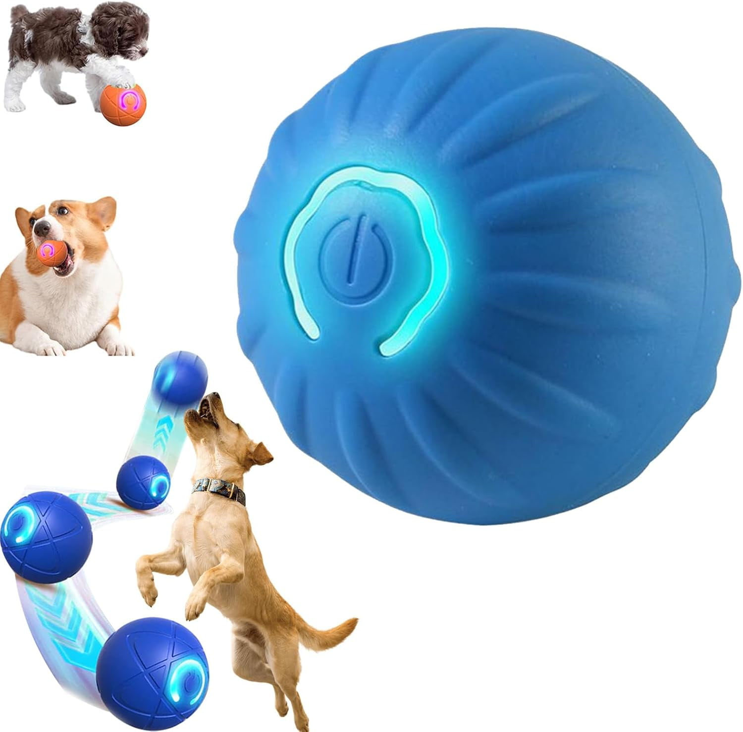 Duraspin Smart Dog Ball, Smart Jumping Ball for Dogs, Alizure Dog Balls ...