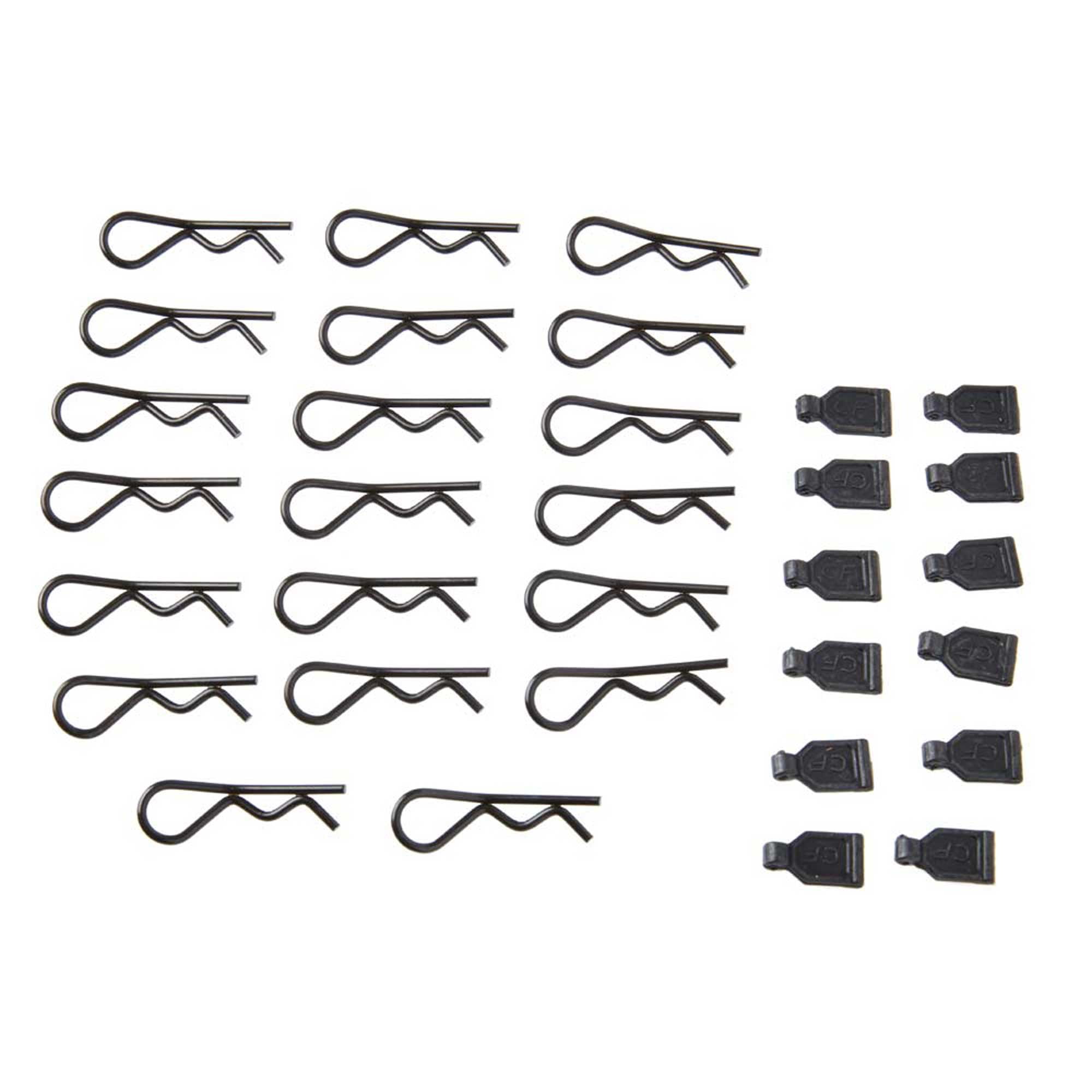 Duratrax 1/8 Body Clips 20/Rubber Pull Tabs 12 DTXC2651 - Walmart.com