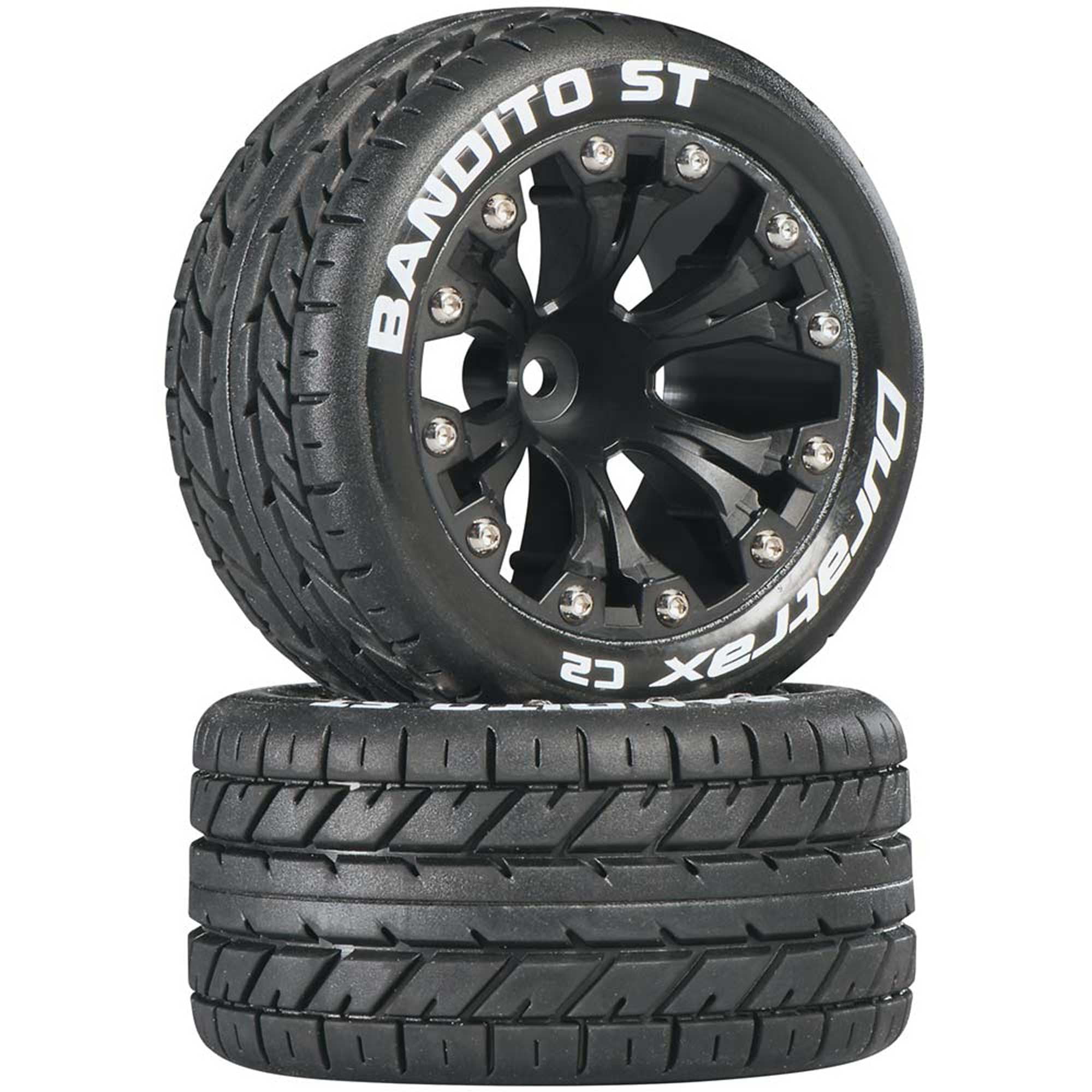 Duratrax Bandito ST 2.8 2 Wheel Drive Mounted Front C2 Black 2 DTXC3540 ...