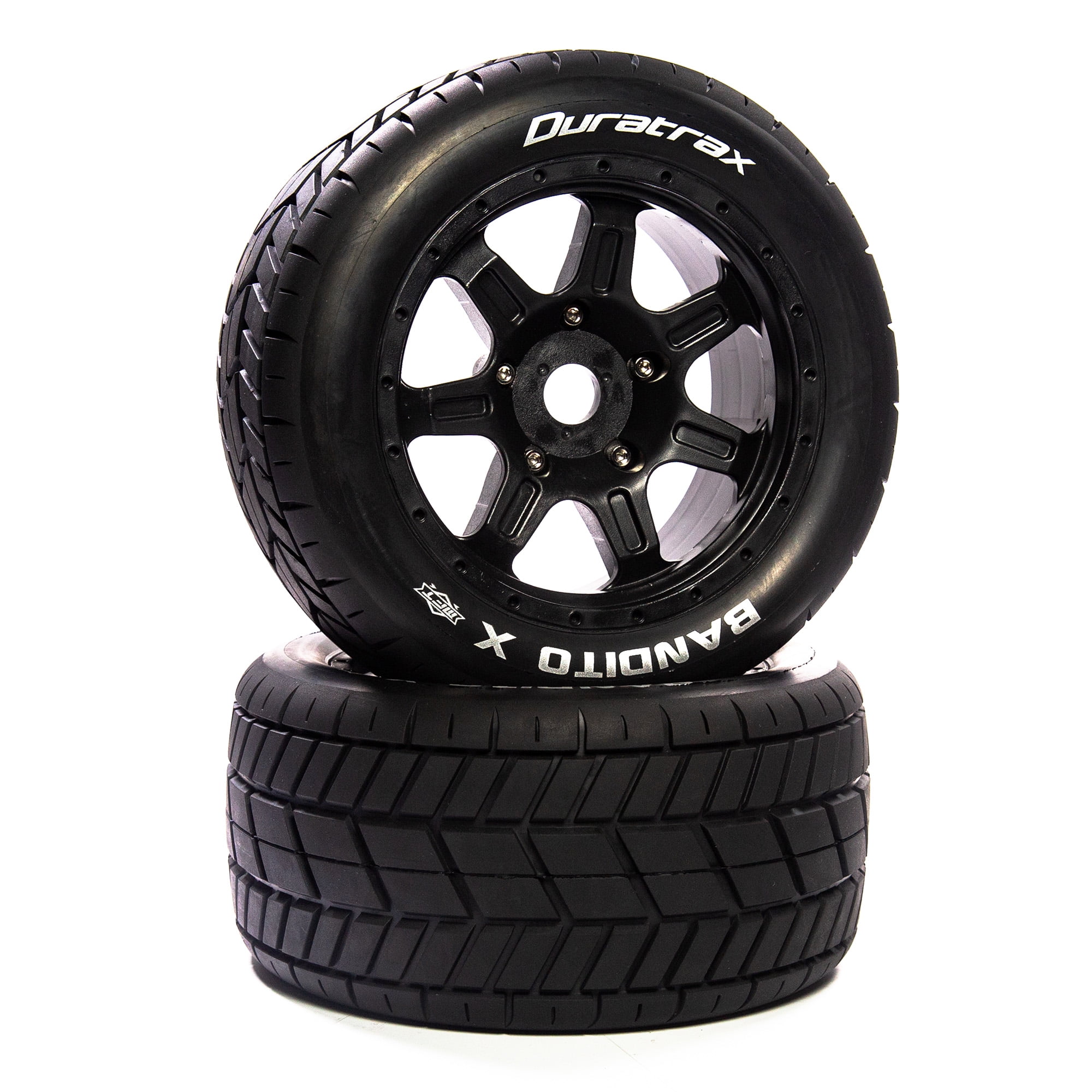 Duratrax Bandito X Belted Mounted Black 24mm Kraton 8S 2 DTXC5585 RC ...