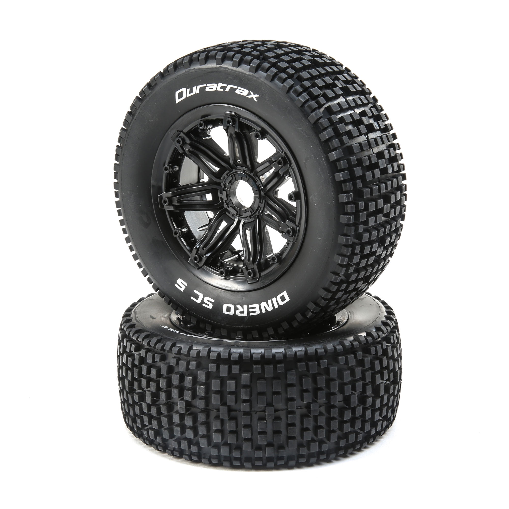 Duratrax Dinero 1/5 SC Sport Mounted Black 24mm 2 DTXC5036 RC Tire ...