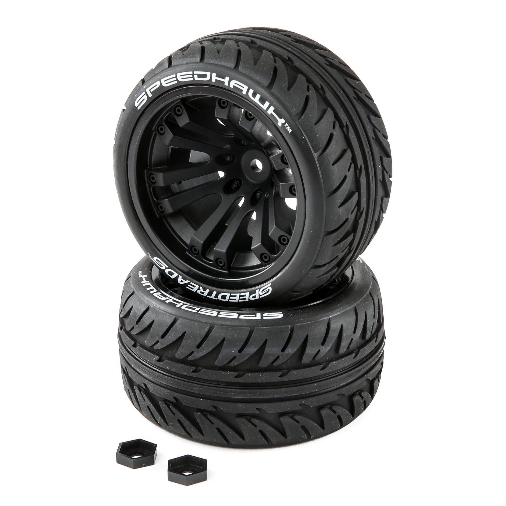 Duratrax SPEEDTREADS Speedhawk 1/10 ST/MT Tires MNTD 2 DTXC2900 RC Tire ...