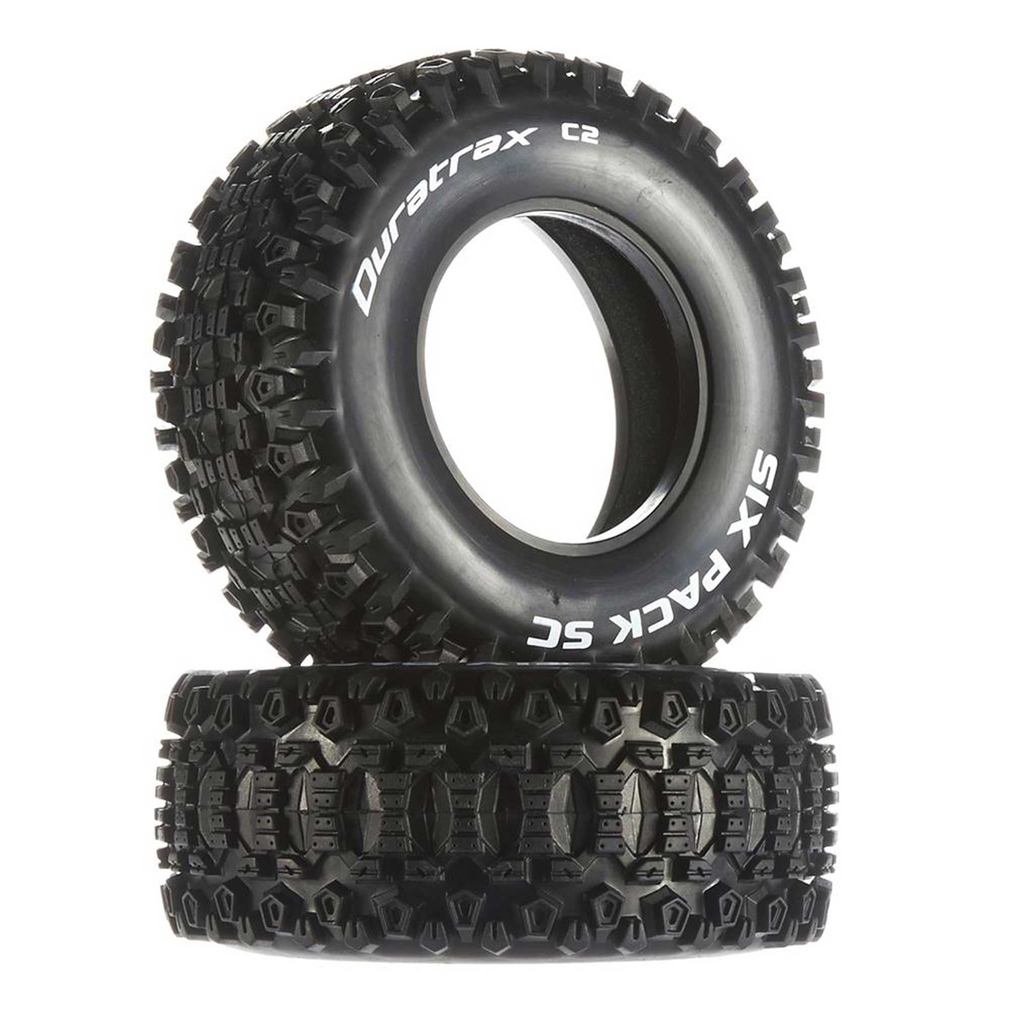 Duratrax Six Pack SC Tire C2 2 DTXC3788 RC Tire - Walmart.com