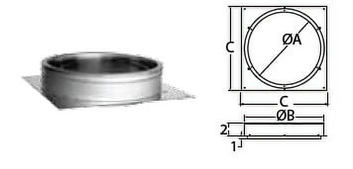Duravent 22Dt-Ap 22" Inner Diameter - Stainless Steel - Walmart.com