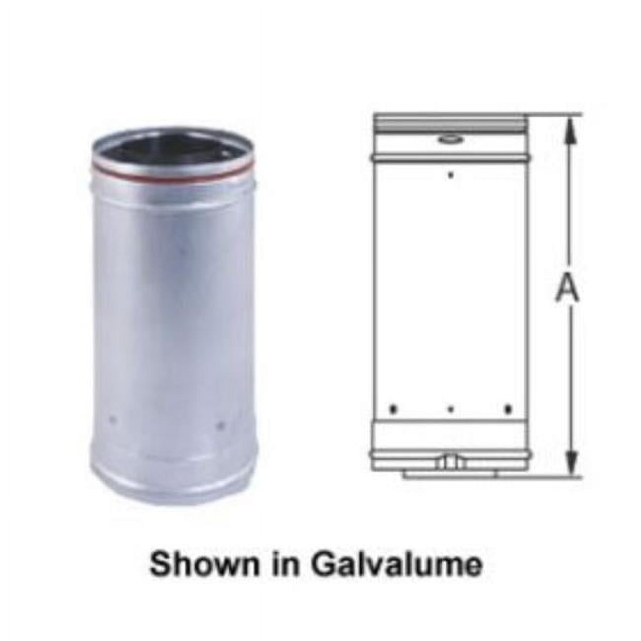 Duravent D35CVS-06 3 x 5 in. CVS Concentric Venting System - 6 in. Pipe ...