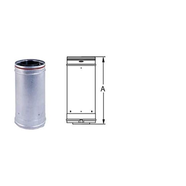 Duravent D35CVS-36 3 x 5 in. Concentric Vent System Pipe - 36 in ...