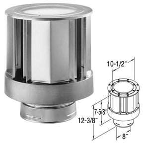 M&G DURAVENT INC 4PVL-HSCR 4"Pellet Vent Horiz Cap - Walmart.com