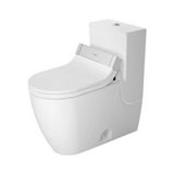 Duravit 2173010001 1.28 GPF Single Flush Elongated Toilet, White ...