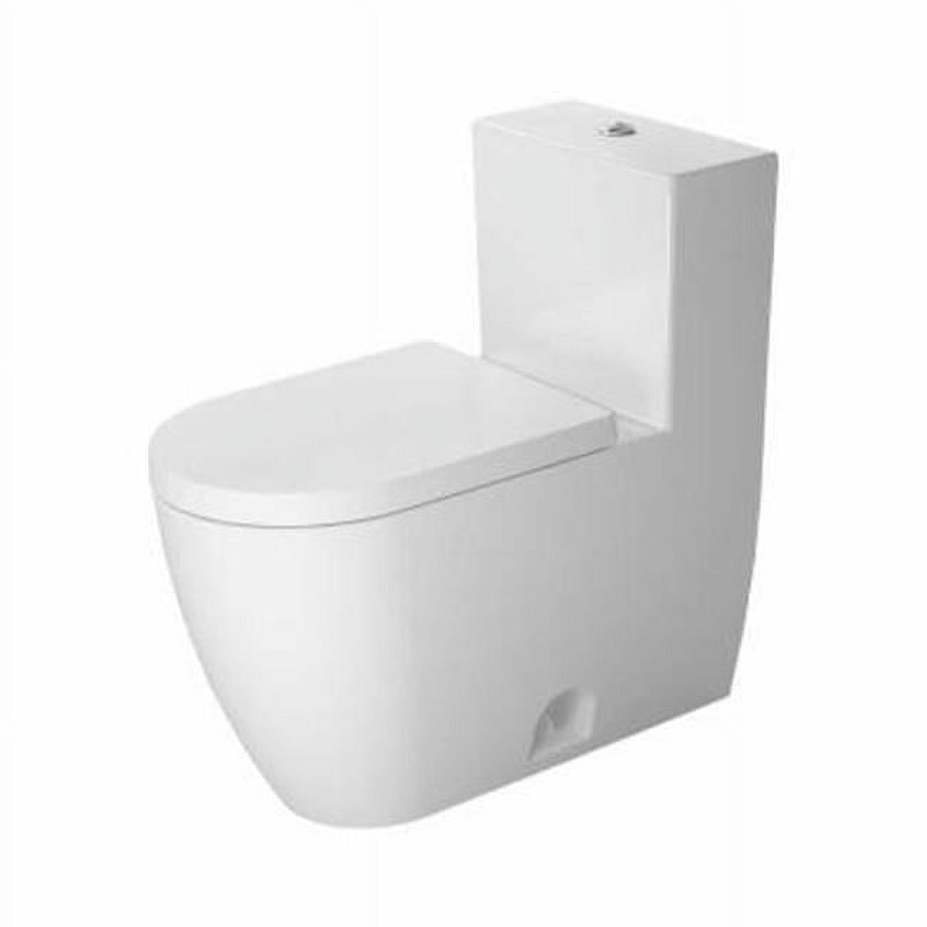 Duravit 2173012001 0.92 GPF Dual Flush Elongated Toilet, White ...