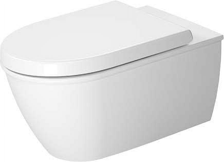 Duravit 254409-Dual Darling New 0.8/1.6 Gpf Dual Flush Wall Mounted One ...