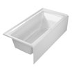 Duravit 700441000000090 60 x 30 in. Architec Soaker Alcove Bathtub Left ...