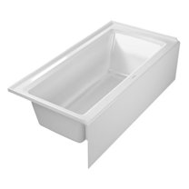 Duravit 700441000000090 60 x 30 in. Architec Soaker Alcove Bathtub Left ...