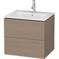 Duravit LC624003535 L-Cube 24" Single Wall Mounted Vanity Cabinet - Oak ...
