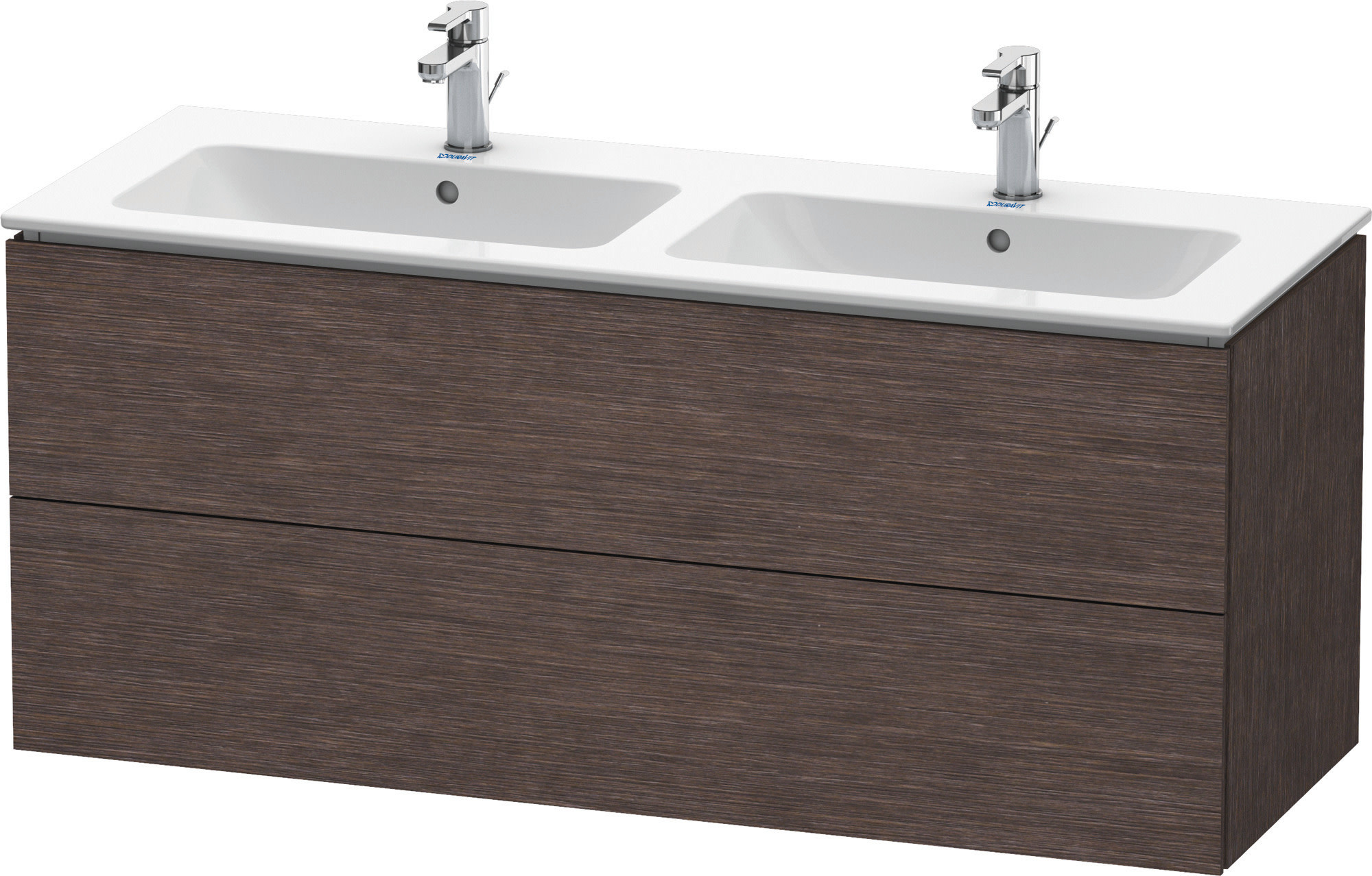 Duravit Lc6258 L-Cube 51" Single Wall Mounted Vanity Cabinet - Wood ...