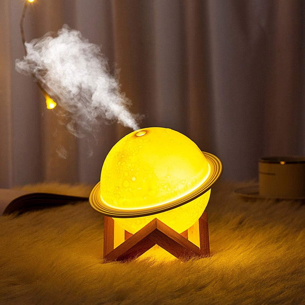Durcord 3d Moon Lamp Humidifier, 2 in 1 LED Night Light & Humidifier ...
