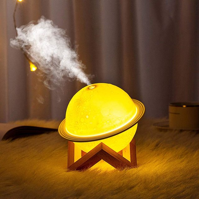 Durcord 3d Moon Lamp Humidifier, 2 in 1 LED Night Light & Humidifier ...