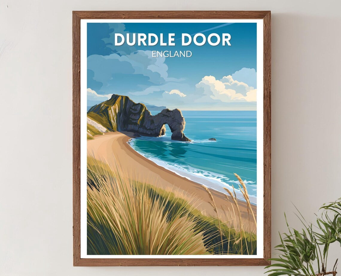 Durdle Door England Modern Travel Scenic Coastal Arch Clean ...