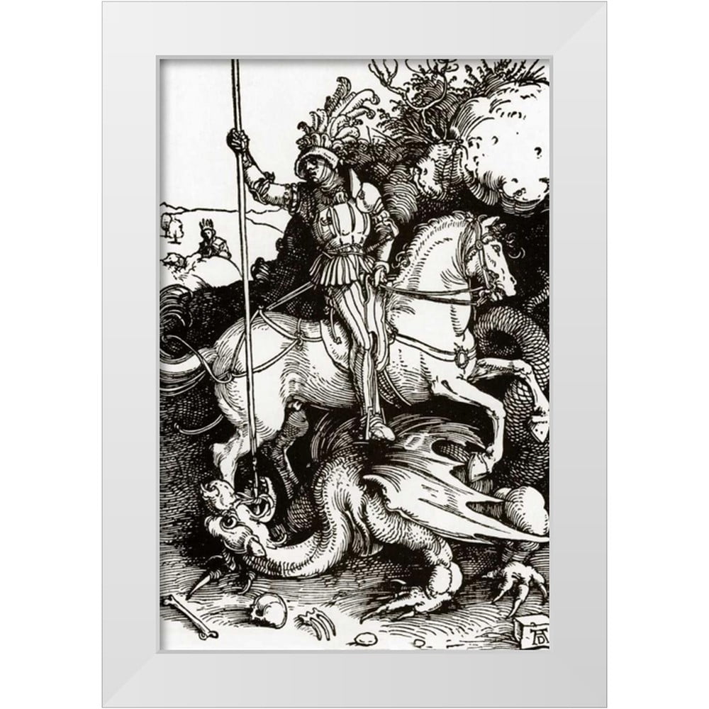 Durer, Albrecht 11x14 White Modern Wood Framed Museum Art Print Titled ...