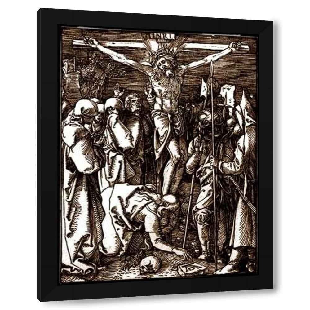 Albrecht Durer 12x14 Black Modern Wood Framed Wall Art Titled - The Crucifixion - Walmart.com