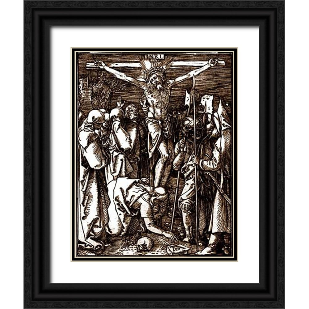 Durer, Albrecht 12x14 Black Ornate Wood Framed with Double Matting Museum Art Print Titled - The ...