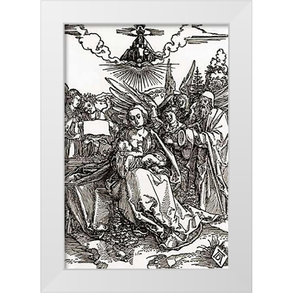 Durer, Albrecht 17x24 White Modern Wood Framed Museum Art Print Titled ...