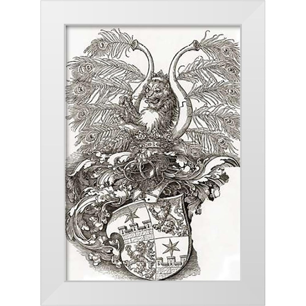 Durer, Albrecht 18x24 White Modern Wood Framed Museum Art Print Titled ...