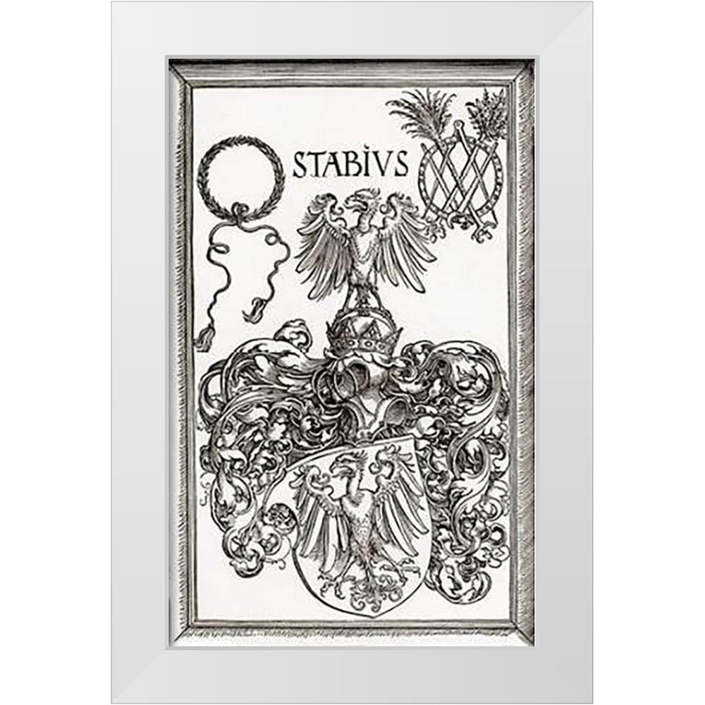 Durer, Albrecht 21x32 White Modern Wood Framed Museum Art Print Titled ...