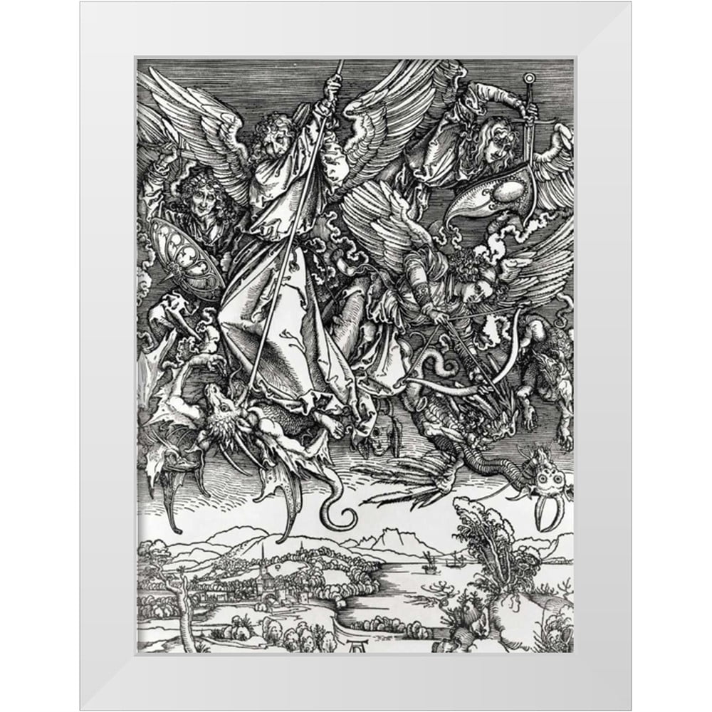 Durer, Albrecht 25x32 White Modern Wood Framed Museum Art Print Titled ...