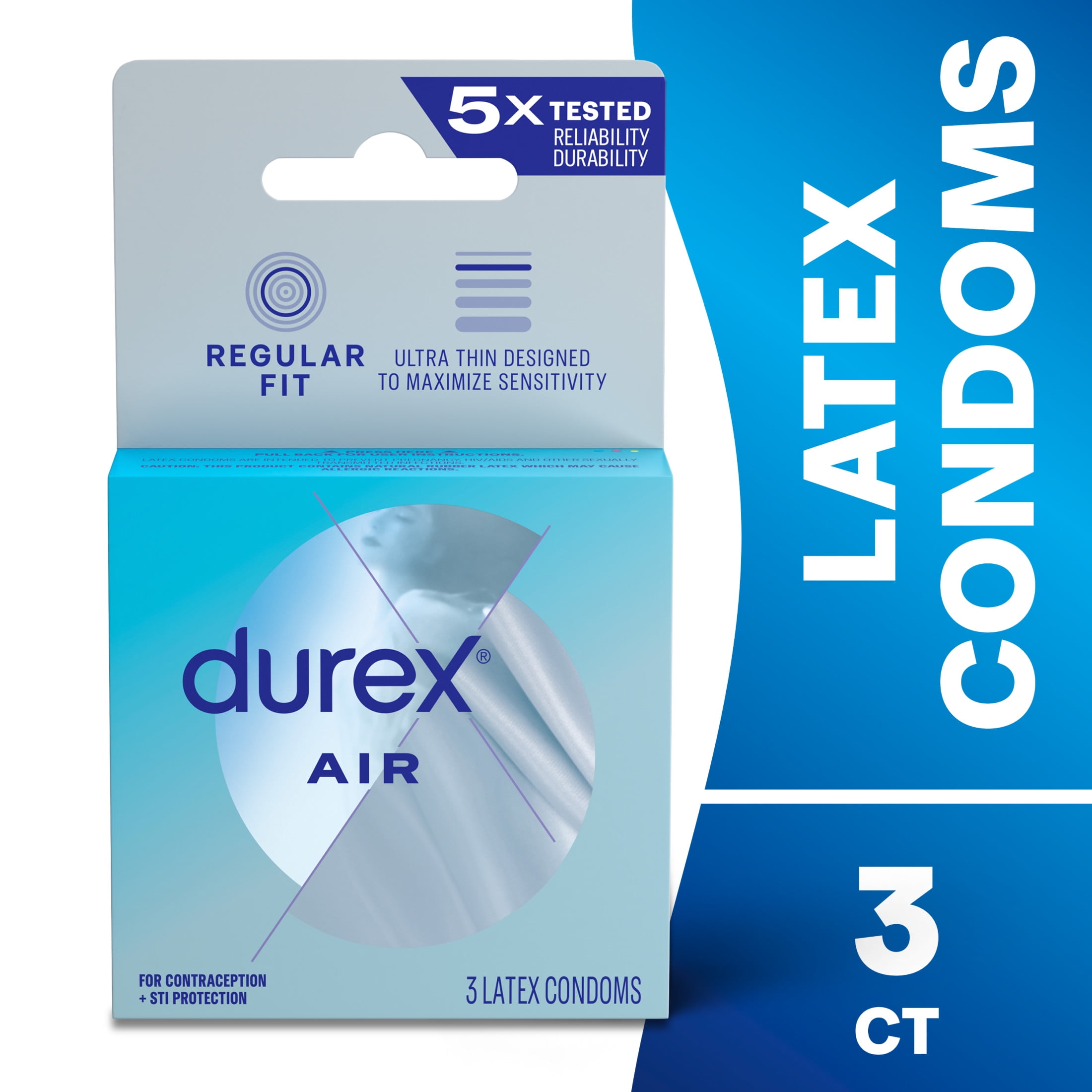 Durex Air Ultra Thin Condoms For Men, Rubber Latex Condoms with ...