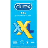 Durex Extra Large XXL Lubricated Condoms for Greater Comfort and Better ...