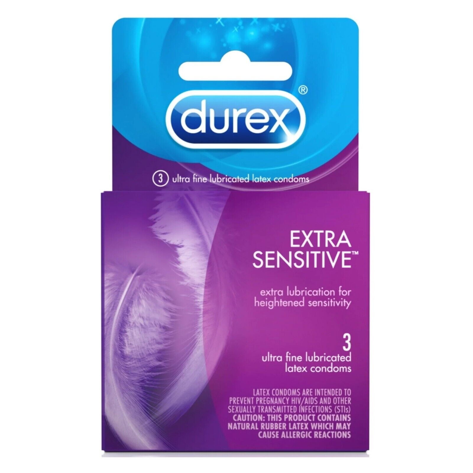 Durex Extra Sensitive Lubricated & Ultra Thin Premium Condoms Choose ...