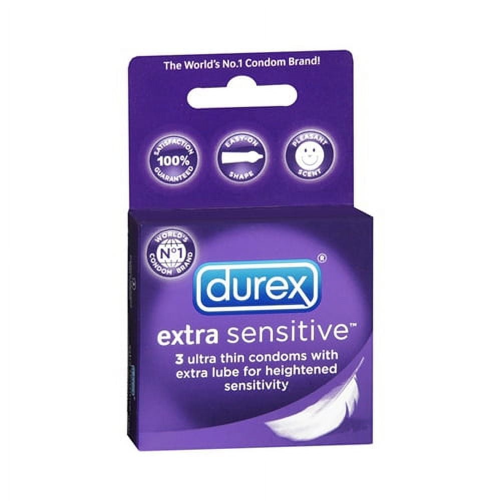 Durex Extra Sensitive Ultra Thin Condoms - 24 Ea, 2 Pack - Walmart.com