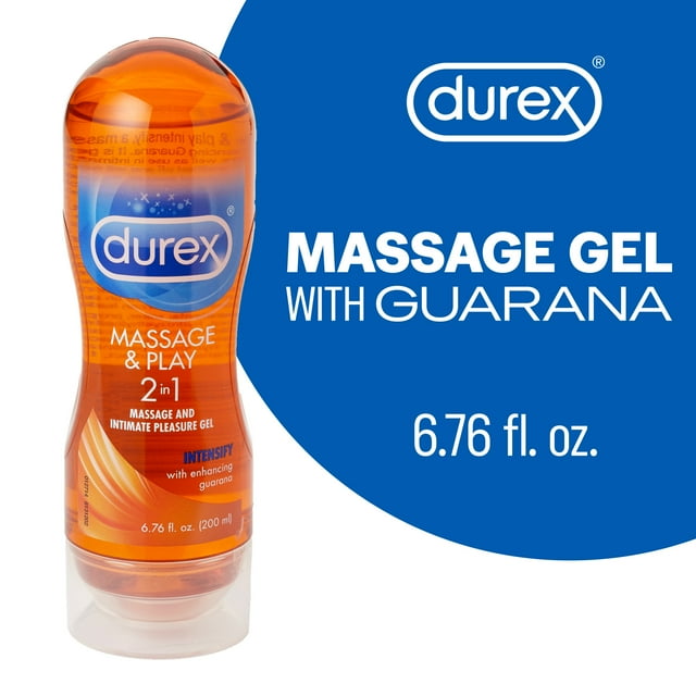 Durex Intensify Massage And Play 2 In 1 Massage Gel And Personal Lubricant Intimate Lube With