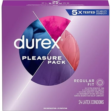 Durex Condom XXL Longer & Wider Natural Latex Condoms, Extra Wide Fit ...