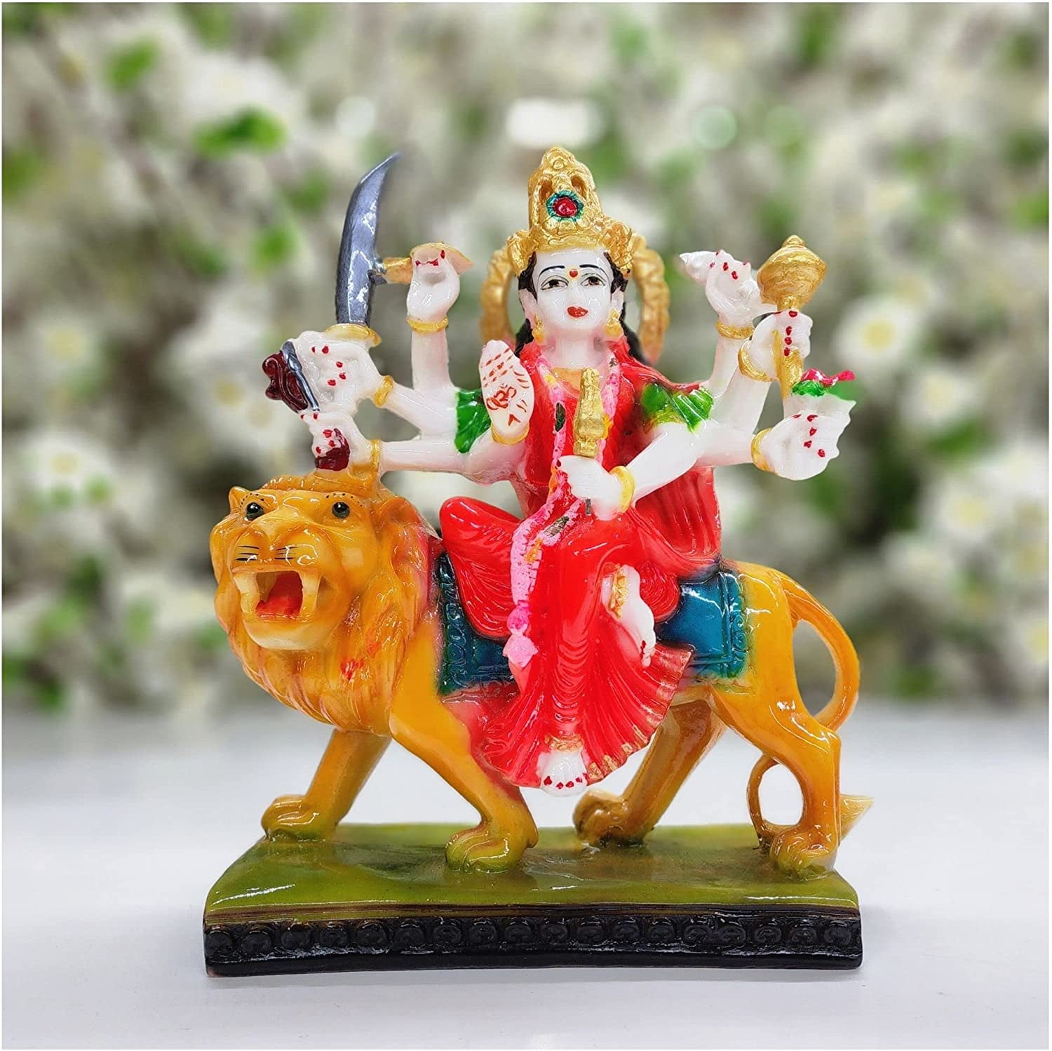 Resin Statue of Durga Ma: Goddess of War, Strength & Philippines | Ubuy