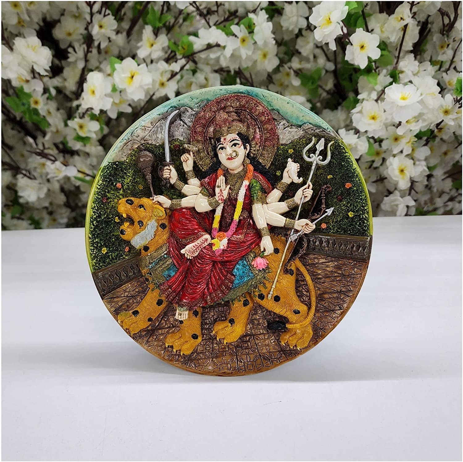 Durga Ma Wall Hanging Indian Wall Decor Goddess Durga Ma Wall ...