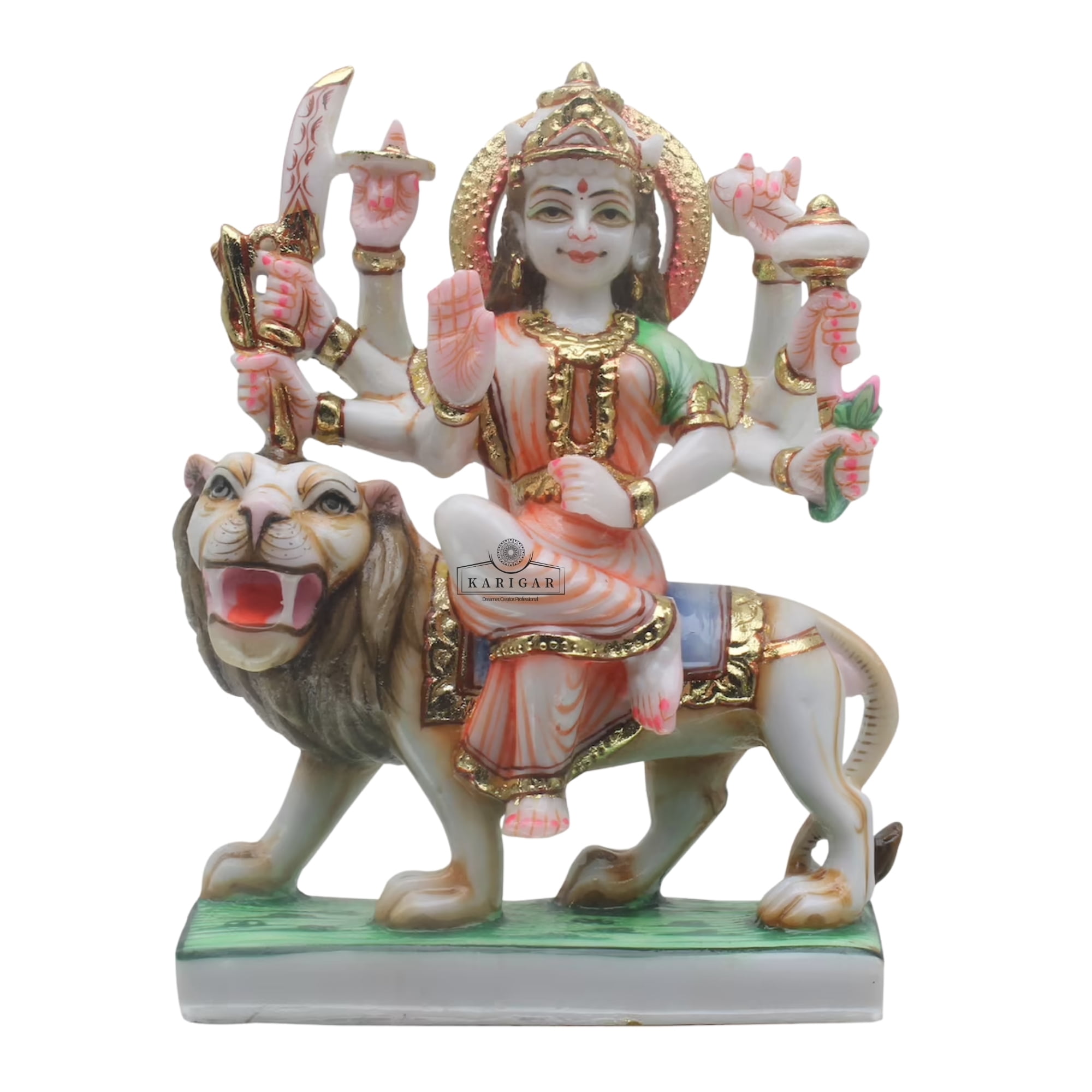 Durga Statue Large Marble Durga Murti Shaila Putri Kali Sculpture Durga ...