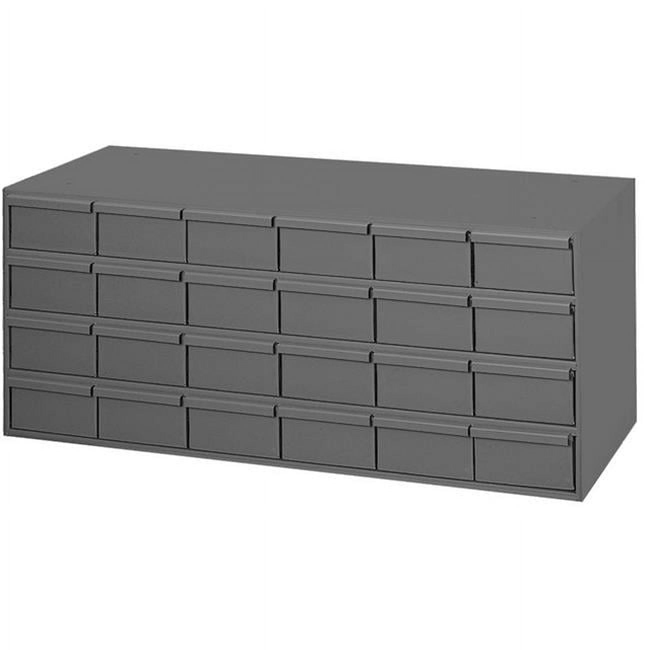 Durham 007-95 11.63 in. Steel 24 Drawer Cabinet for Small Part Storage ...