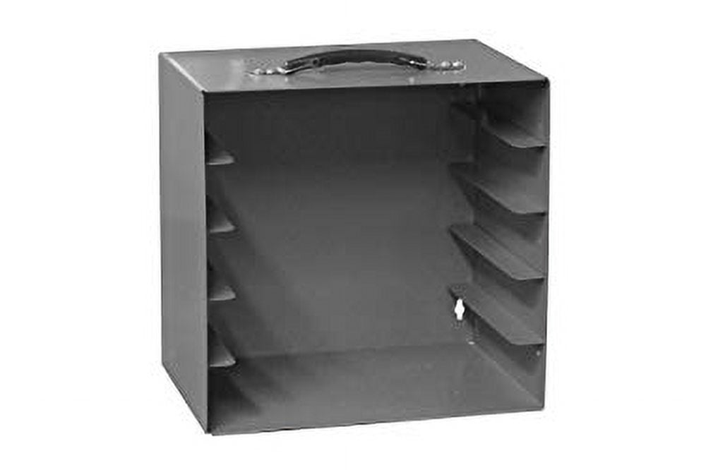 Durham 291-95 Gray Cold Rolled Steel Rack for 5 Large Plastic ...
