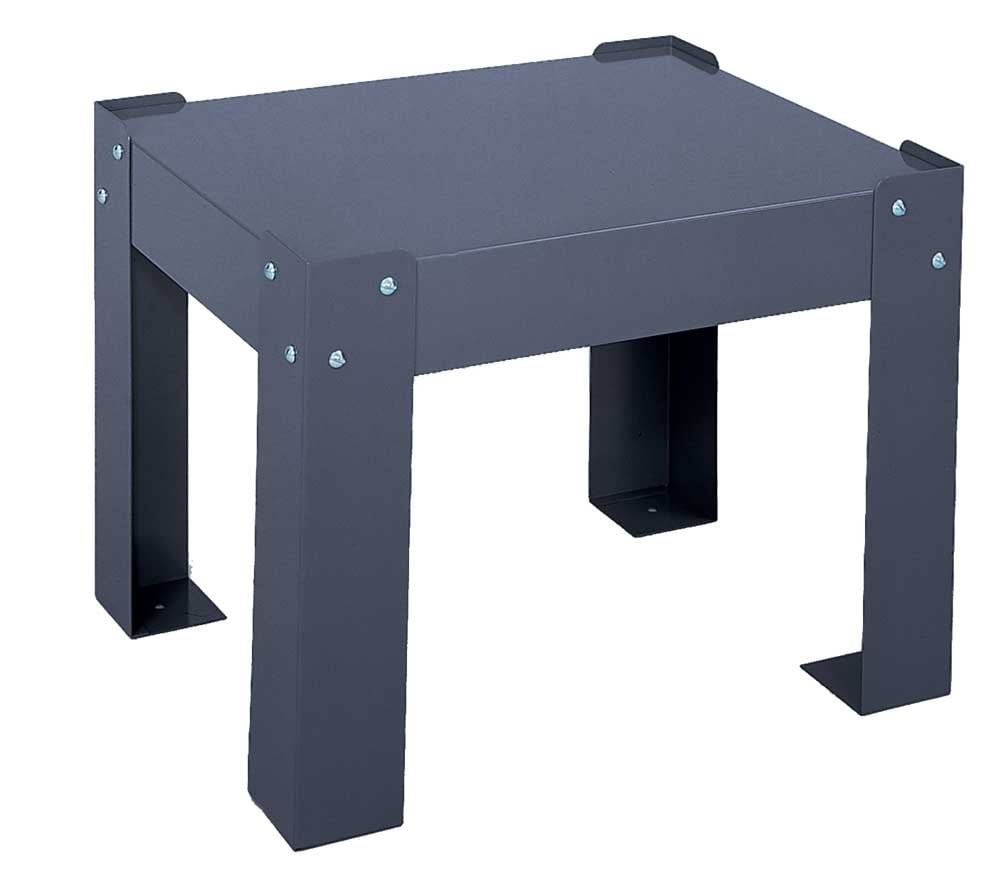 Durham 304-95 Gray Steel Base for Large Slide Racks, 20-5/8" Width x 15 ...