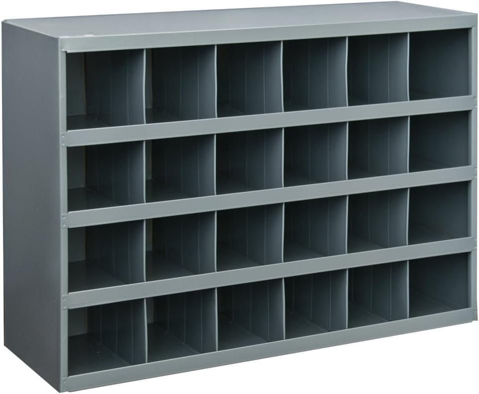Durham 357-95 Gray Cold Rolled Steel 32 Opening Bin with Slope Self ...