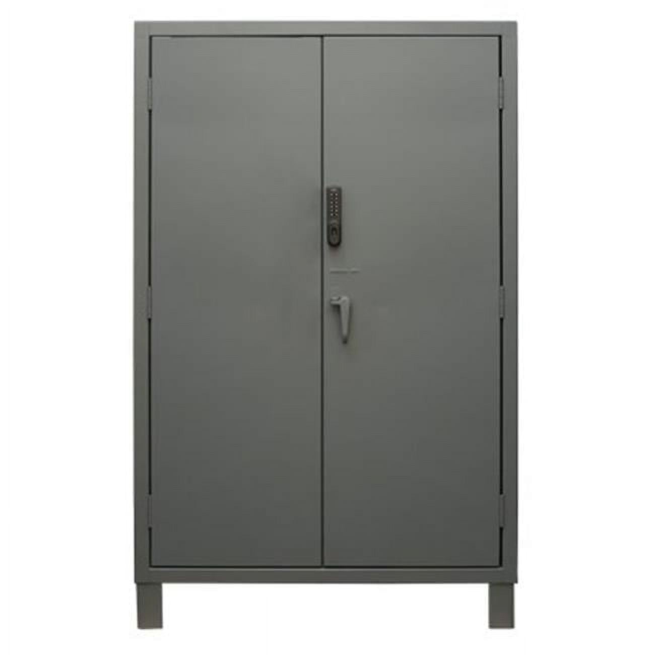 Durham 3703CX-BLP4S-95 78 in. Heavy Duty Access Control Cabinet, Gray ...