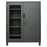 Durham 3704CXC-BLP4S-95 78 in. Heavy Duty Access Control Cabinet, Gray ...