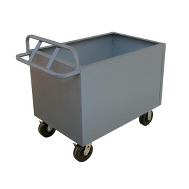 Durham 4STE-SM-2436-95 14 Gauge 4 Sided Mesh Box Truck with Ergonomic ...
