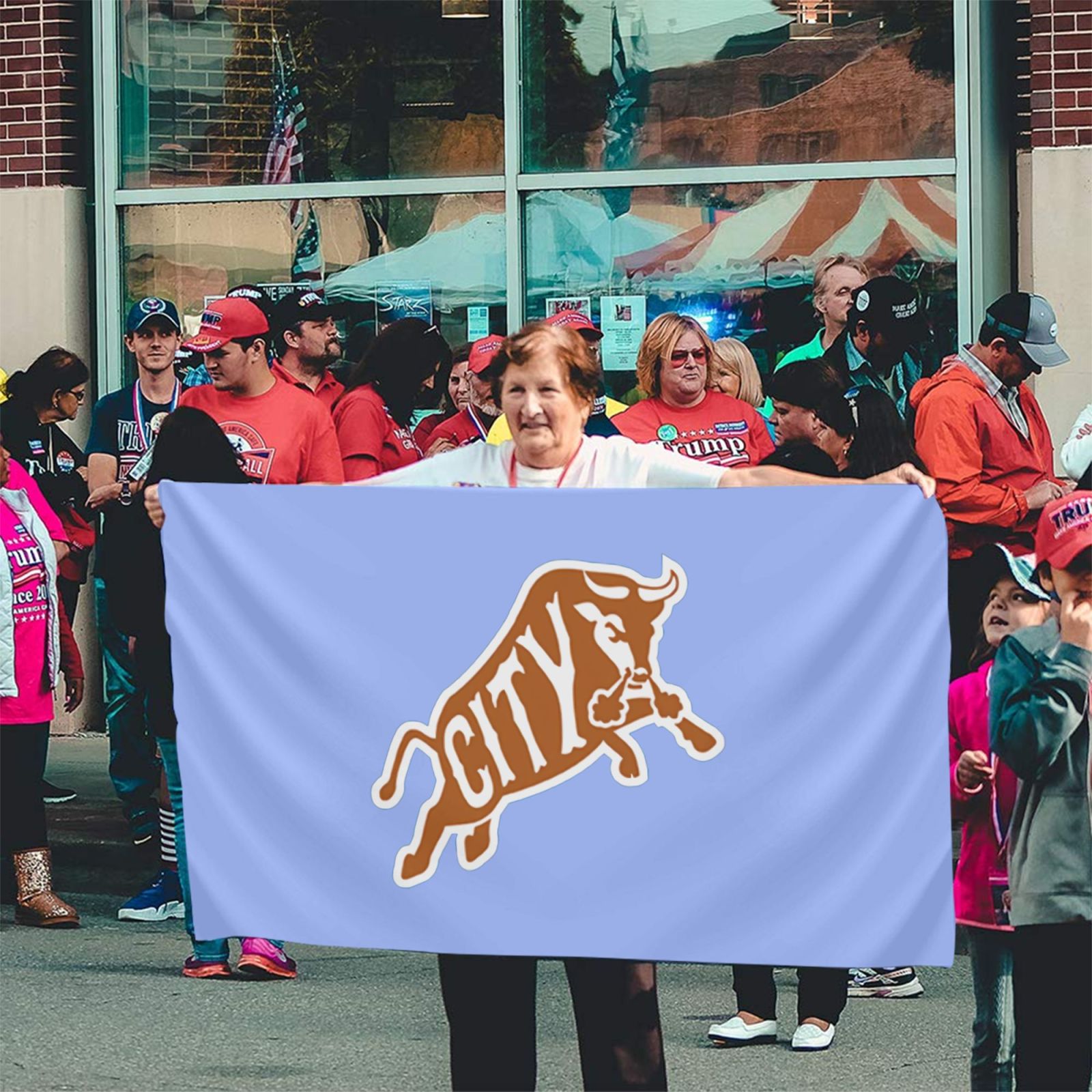 Durham Bulls Logo Flag 3x5 Outdoor ,Sewn Stripes, Stronger Brass ...