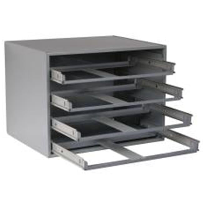 Durham Compartment Box Slide Rack - Grey Enamel - Walmart.com